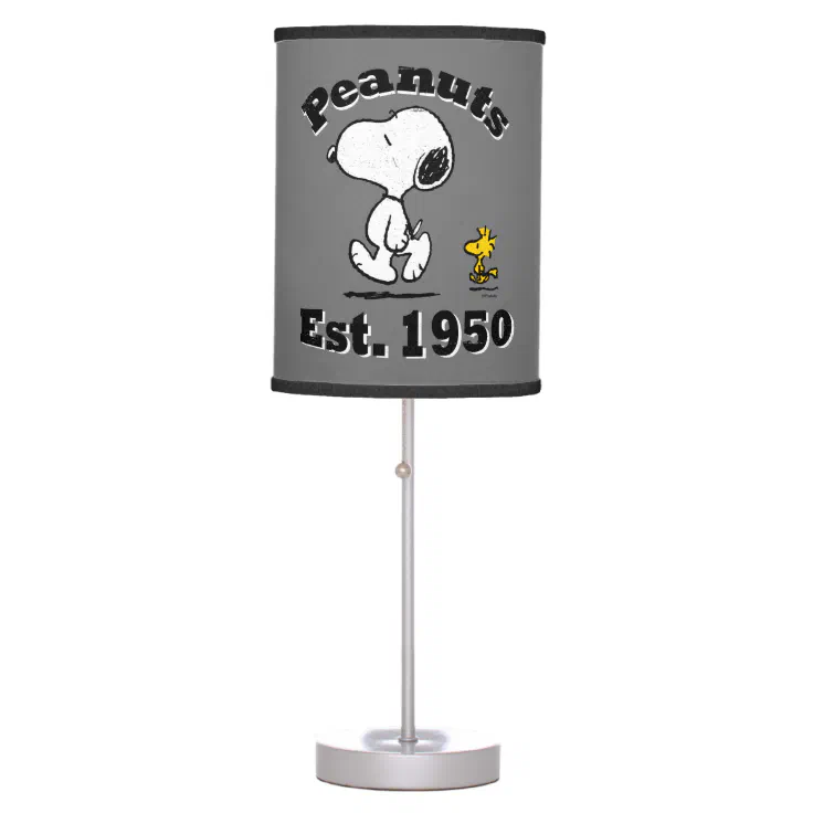 Peanuts Est. 1950 Table Lamp | Zazzle
