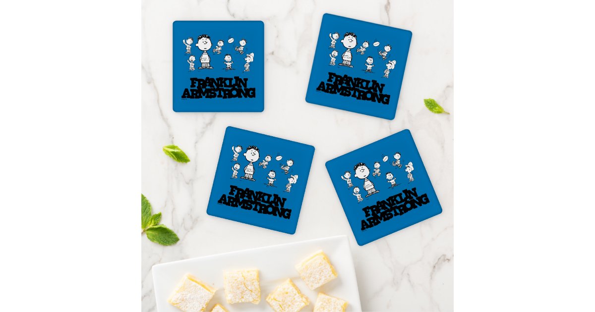 Peanuts | Franklin Armstrong Coaster Set | Zazzle