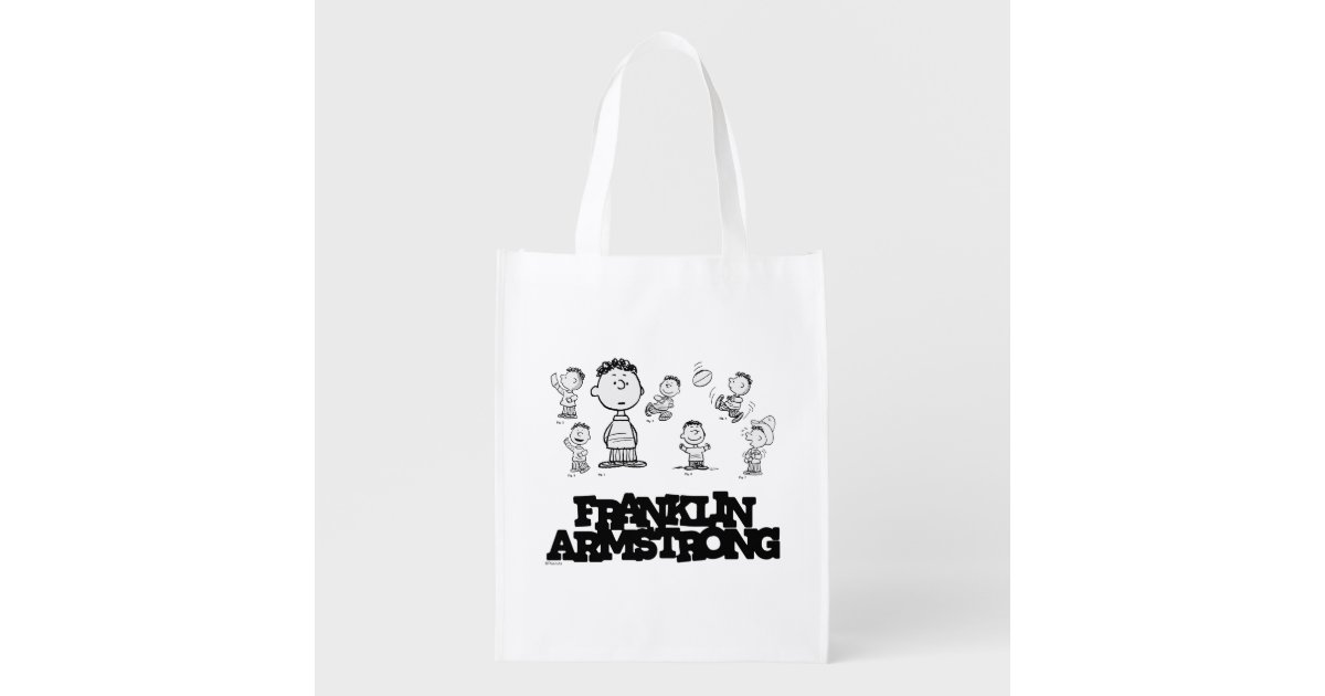 Peanuts | Franklin Armstrong Grocery Bag | Zazzle