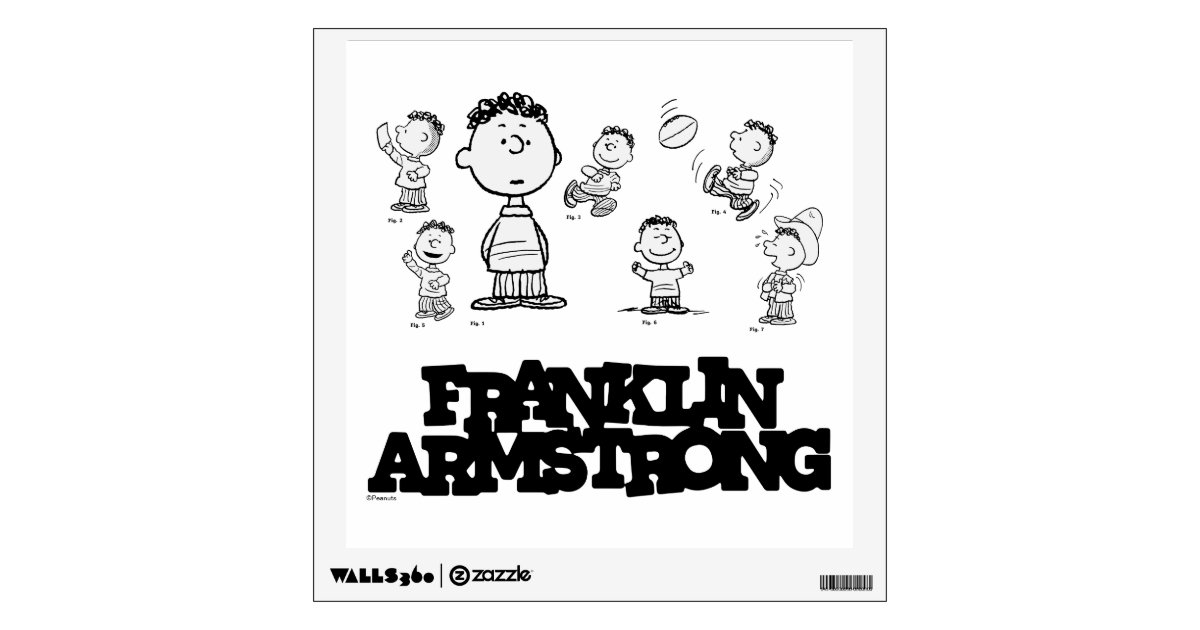 Peanuts | Franklin Armstrong Wall Decal | Zazzle