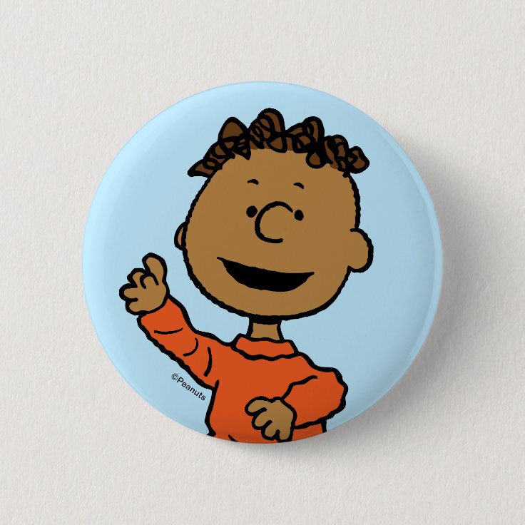Peanuts | Franklin Button | Zazzle