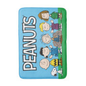 Peanuts Friends In A Row Bath Mat | Zazzle