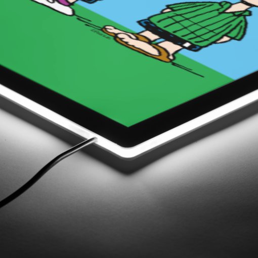 Peanuts Friends In A Row LED Sign | Zazzle