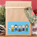 Peanuts Friends In A Row Rectangular Sticker | Zazzle