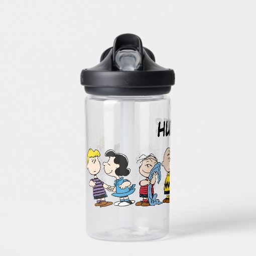 Peanuts Gang Group Lineup | Add Your Name Water Bottle | Zazzle