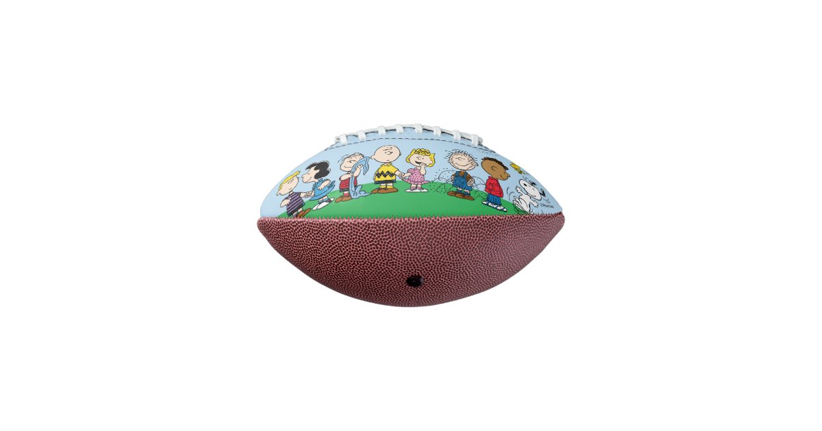 Peanuts Gang Group Lineup Football | Zazzle