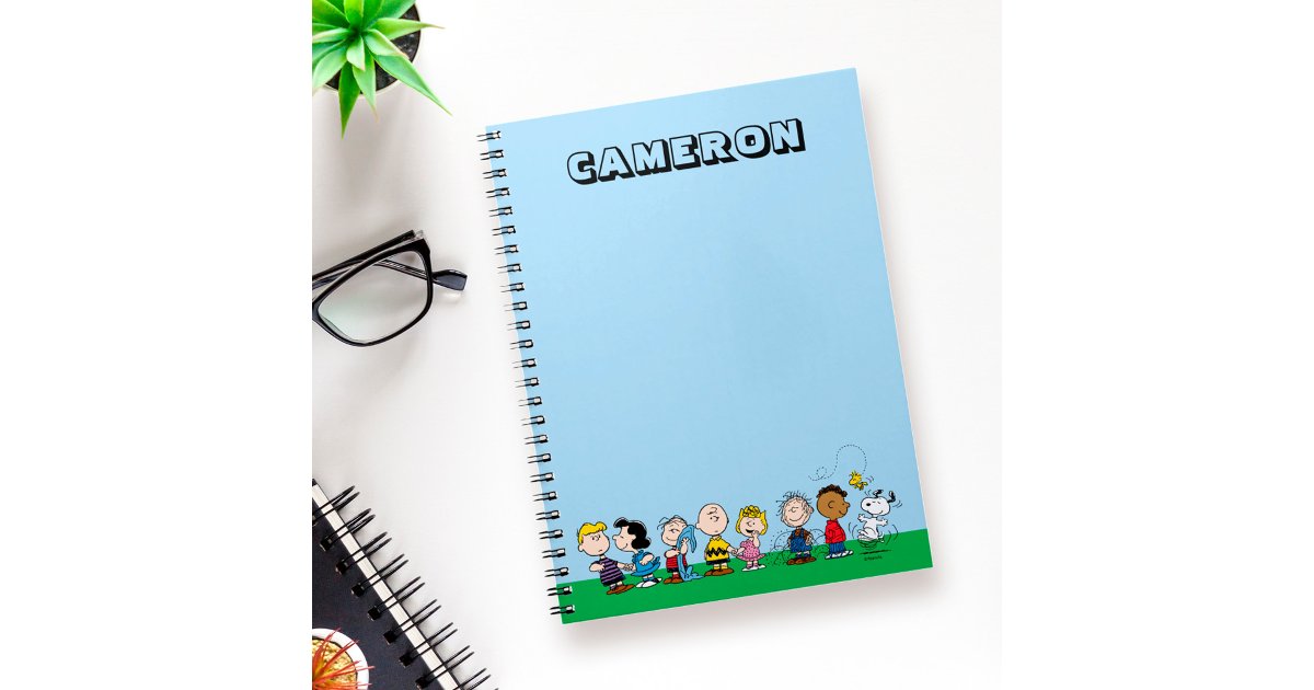 Peanuts Gang Group Lineup Notebook | Zazzle