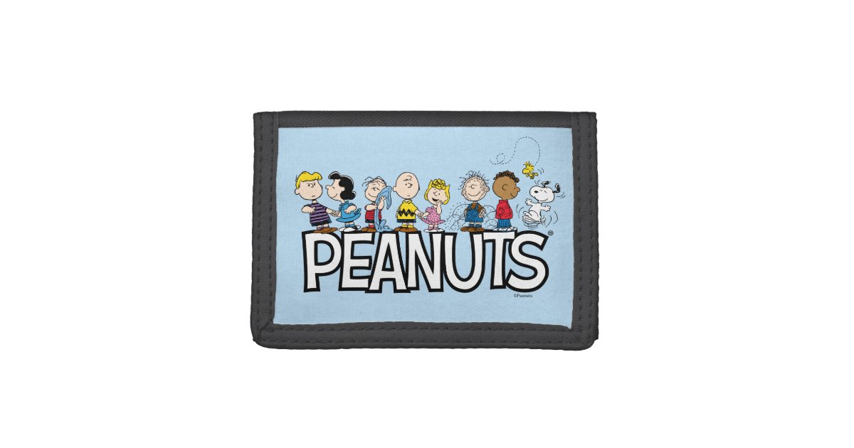 Peanuts Gang Group Lineup Trifold Wallet | Zazzle