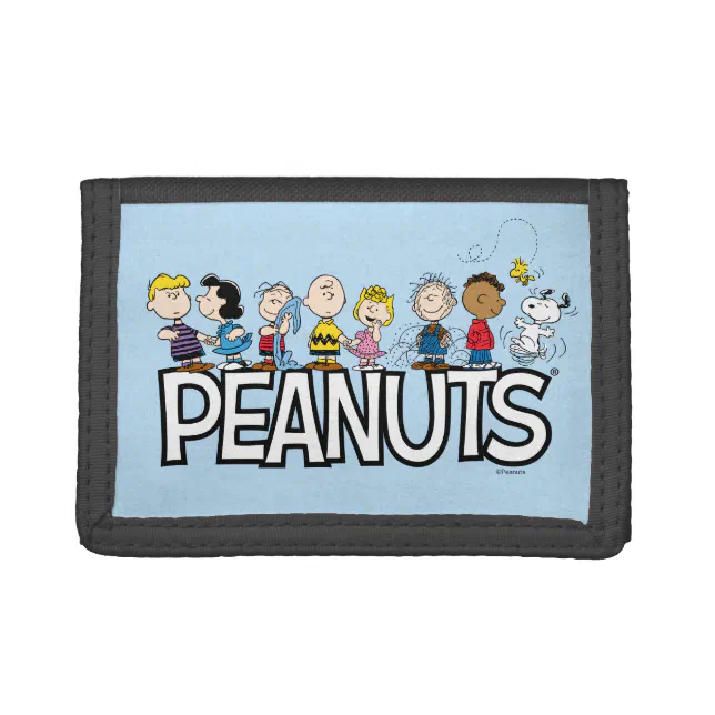 Peanuts Gang Group Lineup Trifold Wallet | Zazzle
