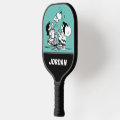 Peanuts Gang Lifting Snoopy | Add Your Name Pickleball Paddle | Zazzle