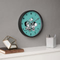 Peanuts Gang Lifting Snoopy Clock | Zazzle