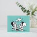 Peanuts Gang Lifting Snoopy Postcard | Zazzle
