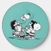Peanuts Gang Lifting Snoopy Wireless Charger | Zazzle