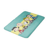 Peanuts Gang Sitting Together Bath Mat | Zazzle