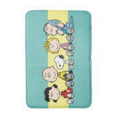 Peanuts Gang Sitting Together Bath Mat | Zazzle