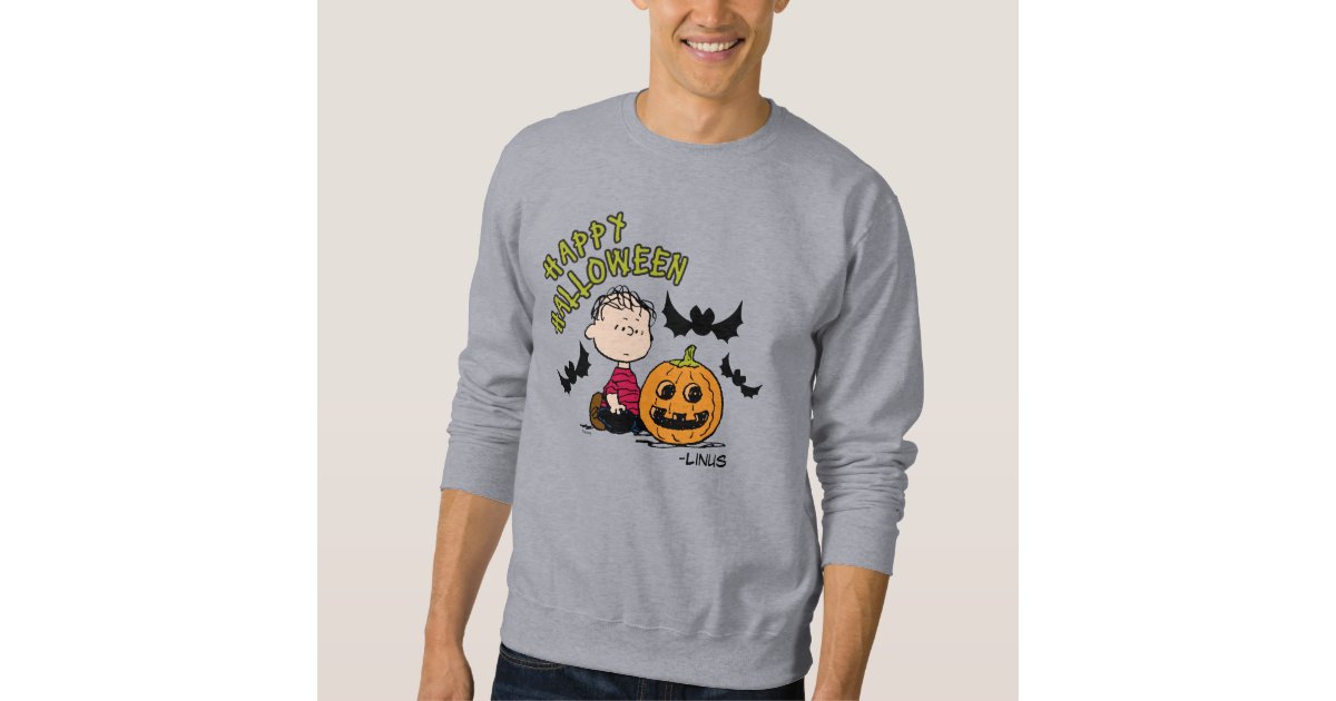 Peanuts | Happy Halloween Linus Sweatshirt | Zazzle
