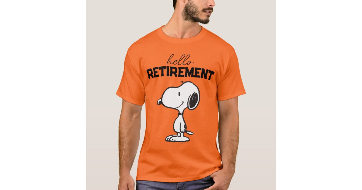 Peanuts | Hello Retirement T-Shirt | Zazzle