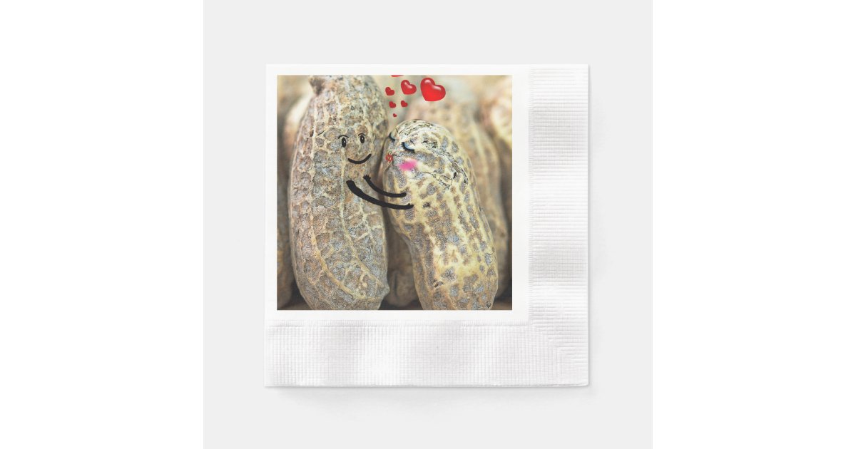 peanuts in love napkins | Zazzle