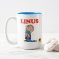 Peanuts | Linus Blanket Smile Two-Tone Coffee Mug | Zazzle