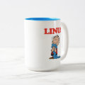Peanuts | Linus Blanket Smile Two-Tone Coffee Mug | Zazzle