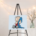 Peanuts | Linus & His Blanket Foam Board | Zazzle