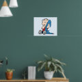 Peanuts | Linus & His Blanket Poster | Zazzle