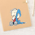 Peanuts | Linus & His Blanket Sticker | Zazzle