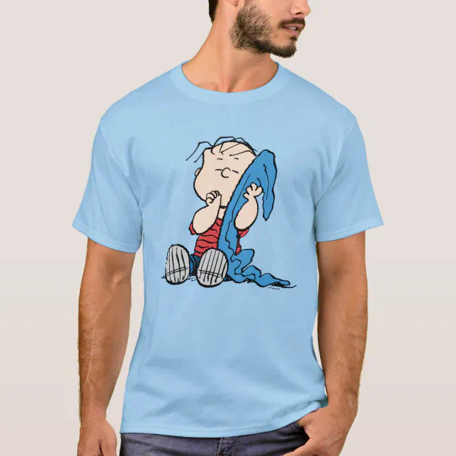 Peanuts | Linus & His Blanket T-Shirt | Zazzle