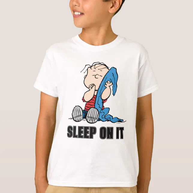 Peanuts | Linus & His Blanket T-Shirt | Zazzle