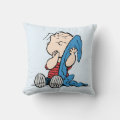 Peanuts | Linus & His Blanket Throw Pillow | Zazzle