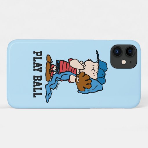 Peanuts | Linus In His Baseball Gear Case-Mate iPhone Case | Zazzle