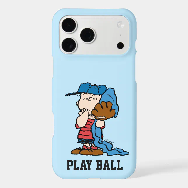 Peanuts | Linus In His Baseball Gear Case-Mate iPhone Case | Zazzle