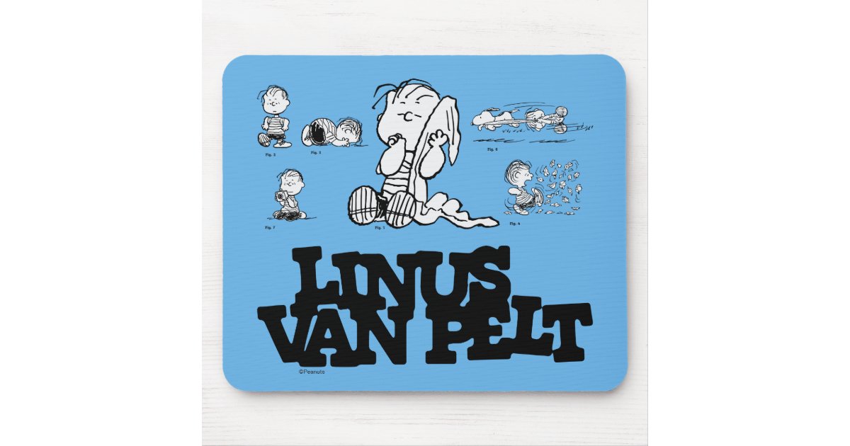Peanuts | Linus Mouse Pad | Zazzle