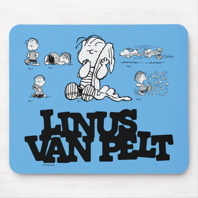 Peanuts | Linus Mouse Pad | Zazzle