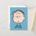 Peanuts | Linus Portrait Postcard | Zazzle
