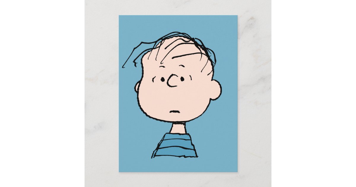 Peanuts | Linus Portrait Postcard | Zazzle