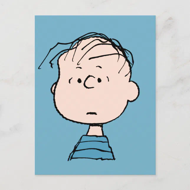 Peanuts | Linus Portrait Postcard | Zazzle