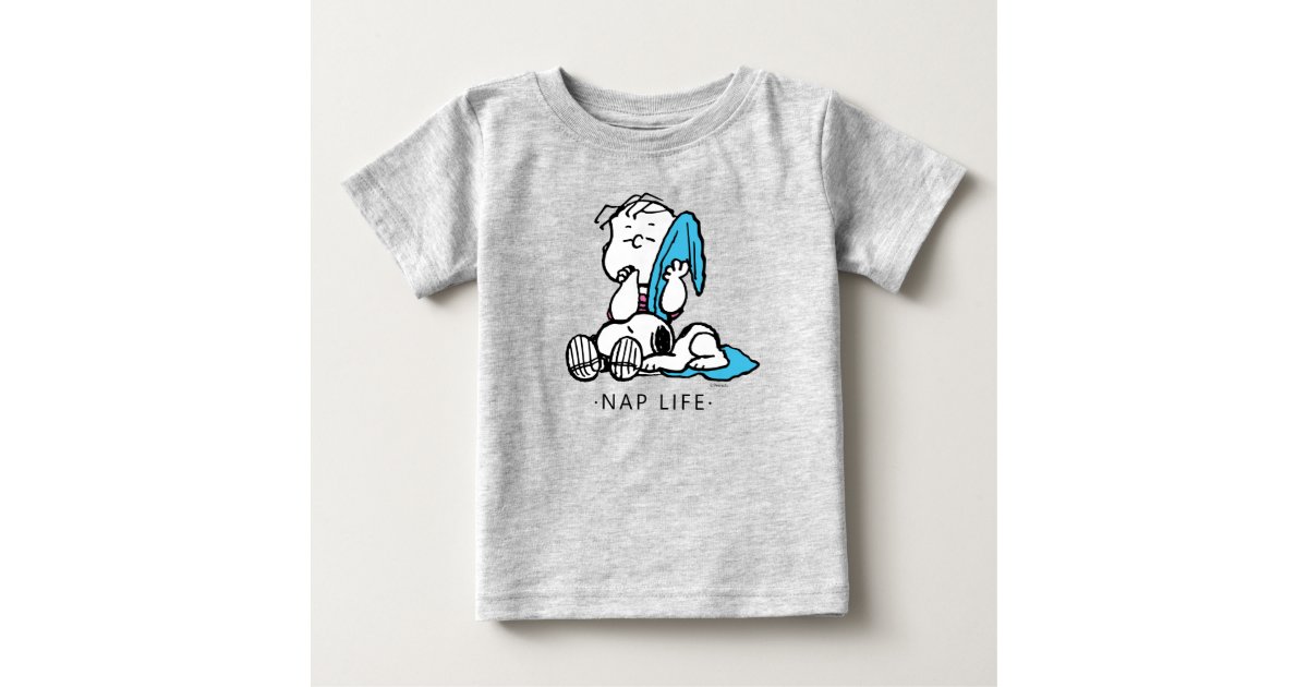 Peanuts | Linus & Snoopy Baby T-Shirt | Zazzle