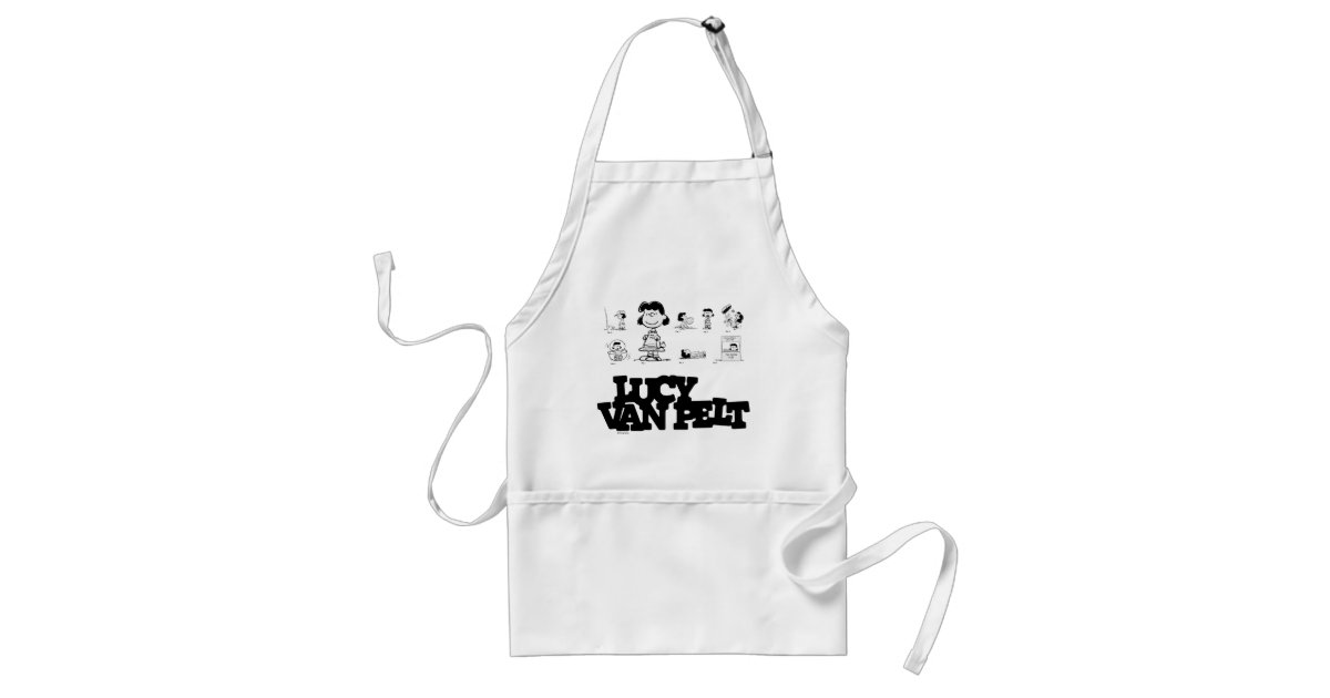 Peanuts | Lucy Adult Apron | Zazzle