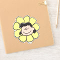 Peanuts | Lucy Flower Sticker | Zazzle