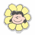 Peanuts | Lucy Flower Sticker | Zazzle
