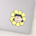 Peanuts | Lucy Flower Sticker | Zazzle