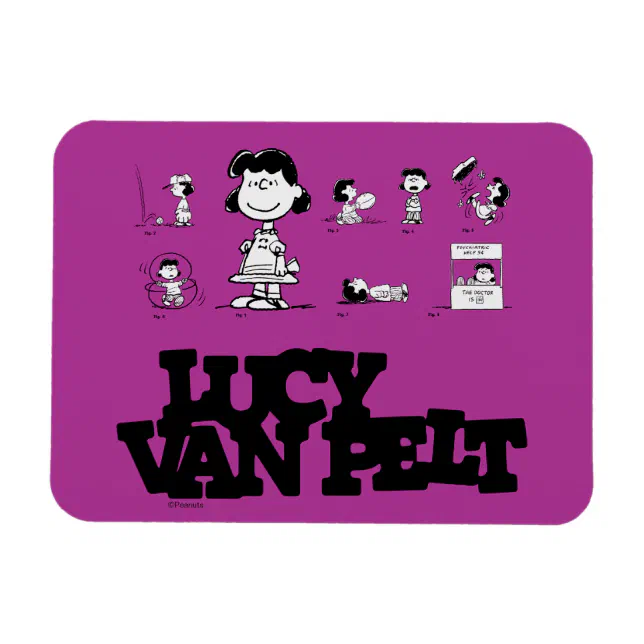 Peanuts | Lucy Magnet | Zazzle