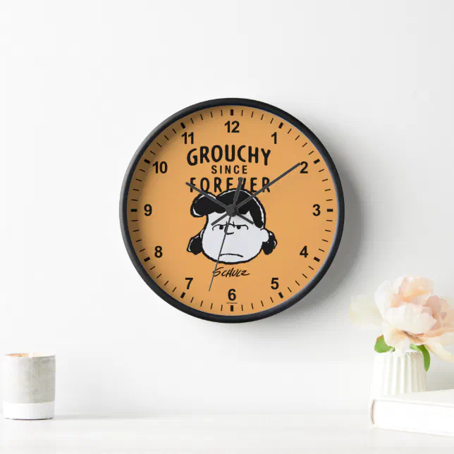 Peanuts | Lucy Since Forever Clock | Zazzle