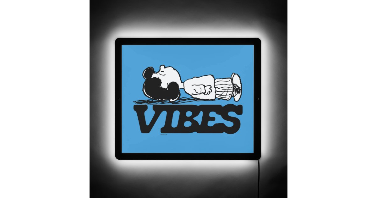 Peanuts | Lucy Vibes LED Sign | Zazzle