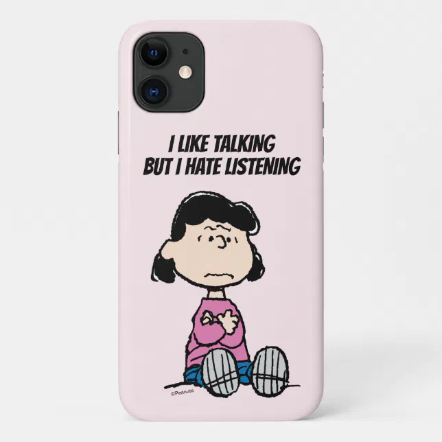 Peanuts | Lucy With Arms Crossed Case-Mate iPhone Case | Zazzle