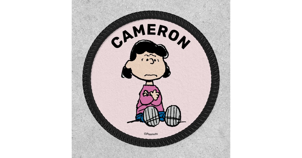 Peanuts | Lucy With Arms Crossed Patch | Zazzle