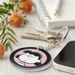 Peanuts | Lucy's Faces Keychain | Zazzle