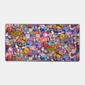 Peanuts | Mixtape Patch Pattern Desk Mat | Zazzle