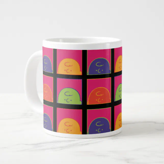 Peanuts | Modern Pop Art It's Charlie Brown Giant Coffee Mug | Zazzle